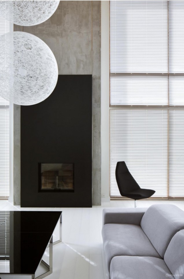 Minimalistyczny dom według HOLA Design z nagrodą - Wnętrza prywatne ...