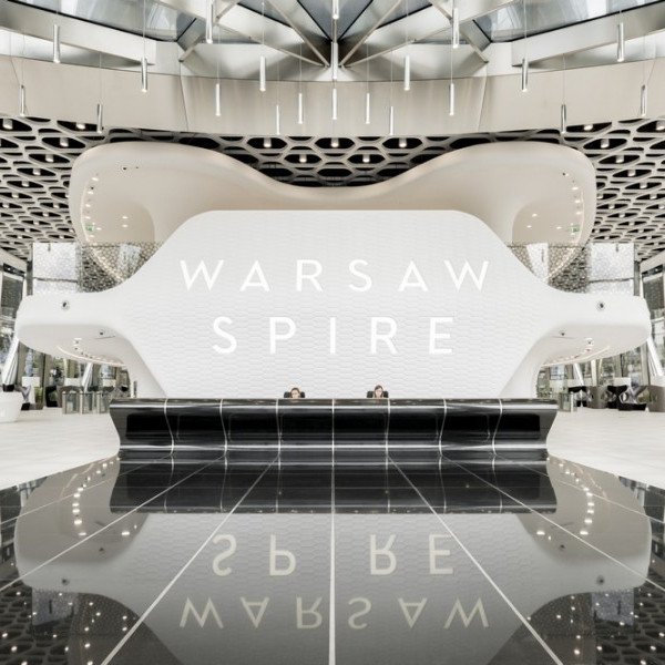 Warsaw Spire Lobby - Aranżacje hoteli, restauracji, biur - Sztuka Wnętrza